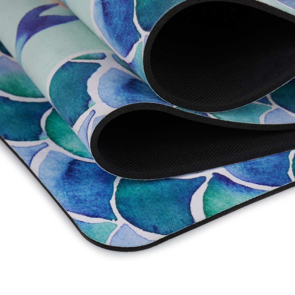 Mermaid Yoga Mat - Livas Yoga Mats practice Bikram or Heated Vinyasa